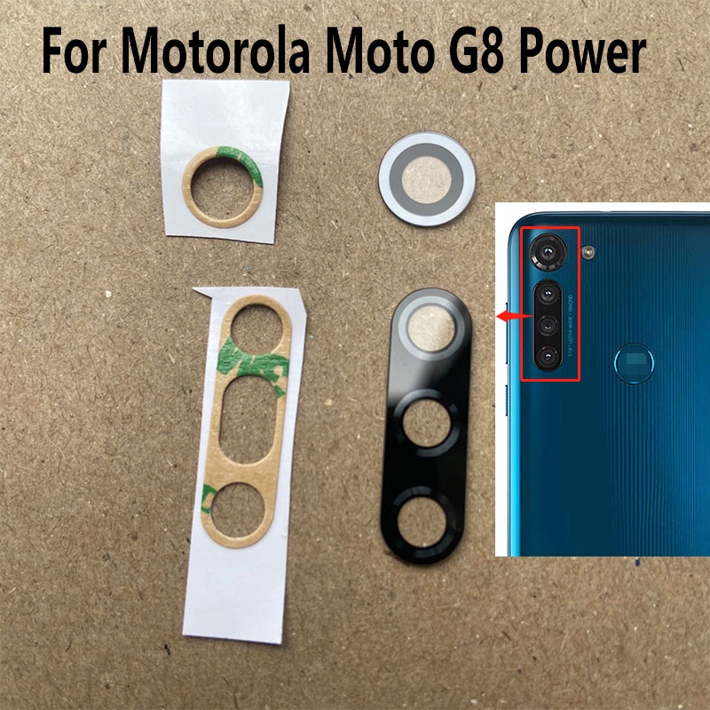 Back Camera Lens Glass For Motorola Moto G8 Power Rear Camera Lens With ...