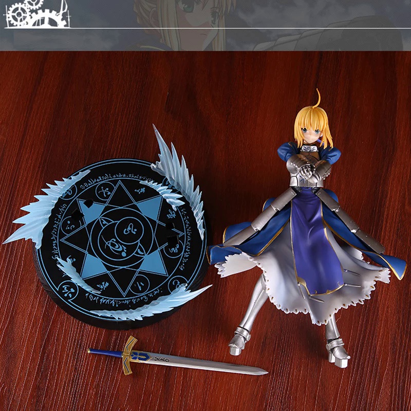 Anime Fate Stay Night King of Knights Saber Action Figure 1/7 Scale Pre ...