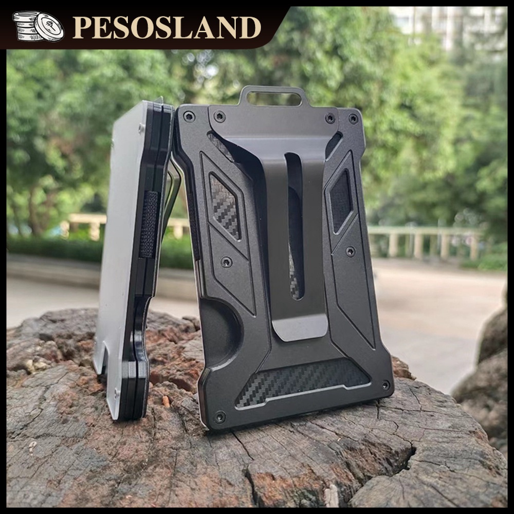 RFID Aluminum EDC Wallet RFID Blocking Credit Card Holder Bankcards Box ...