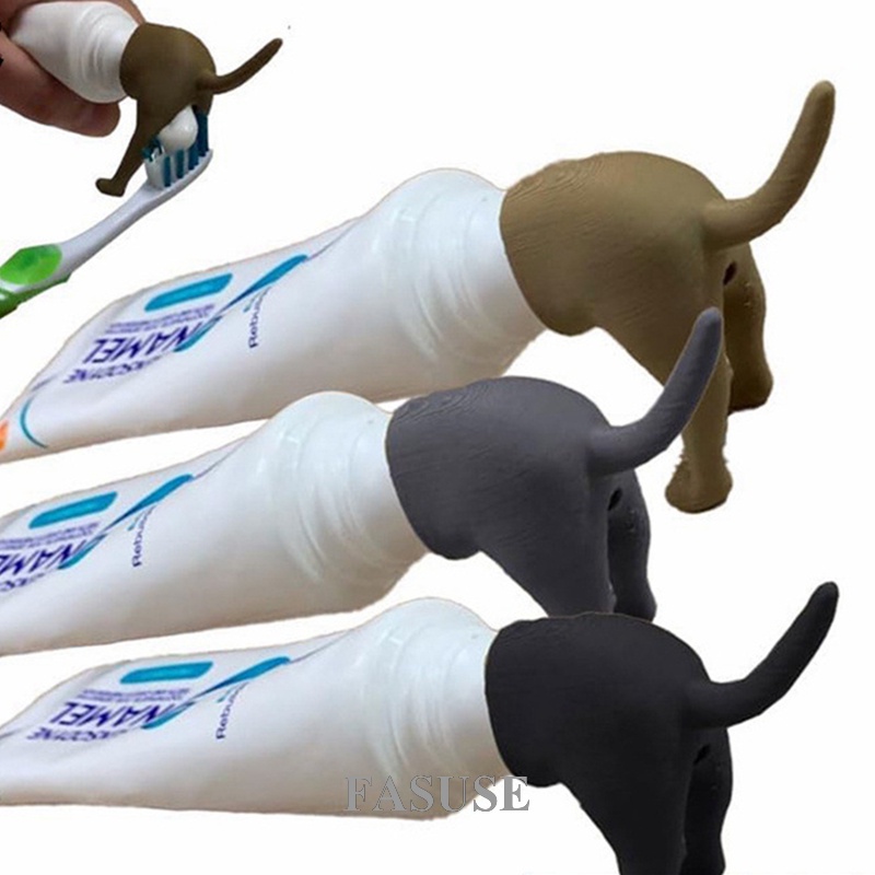 FAUSE Pooping Dog Butt Toothpaste Topper Poop Toothpaste Dispenser,Dog ...