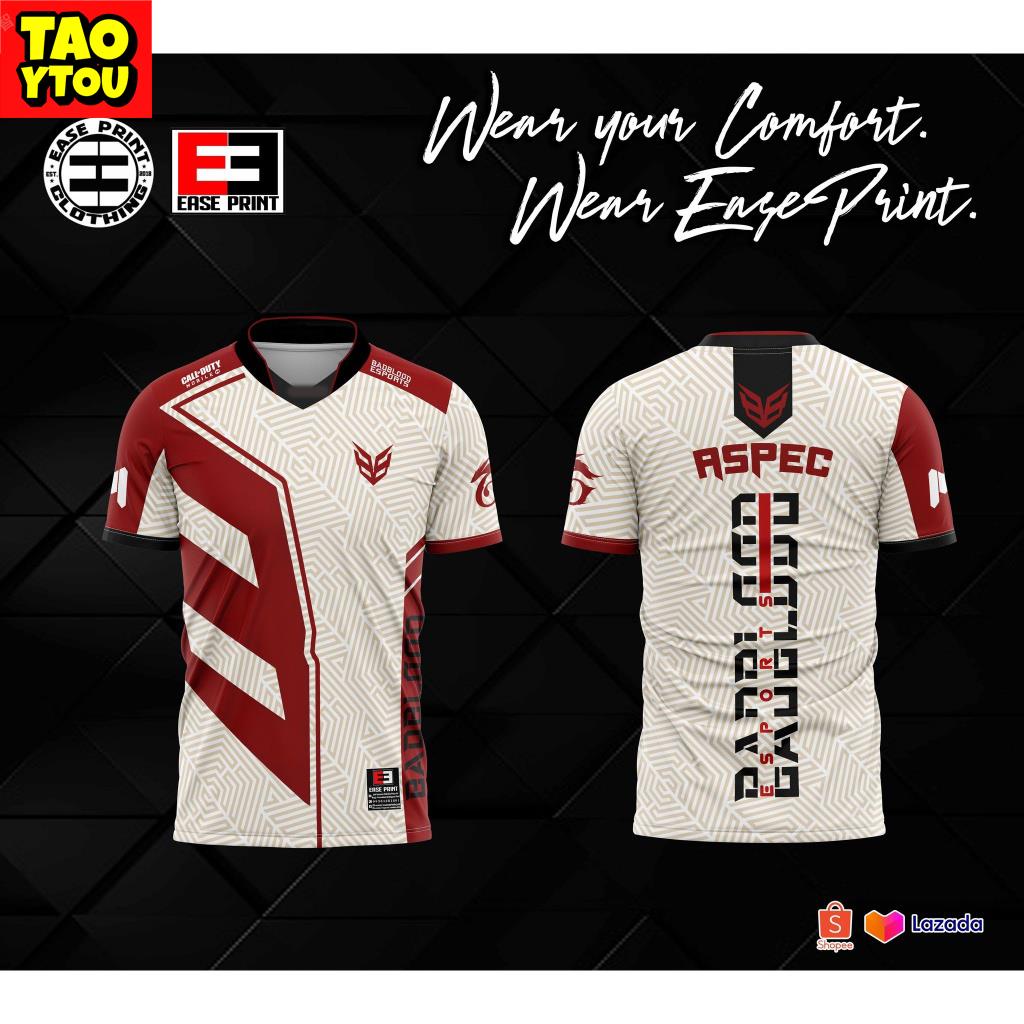 Customized Aspec Esports Jersey Customized Ph Codm Custom Sublimation ...