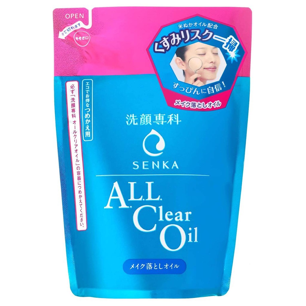 Senka All Clear Oil Makeup Remover Refill (Made in Japan) | Shopee ...