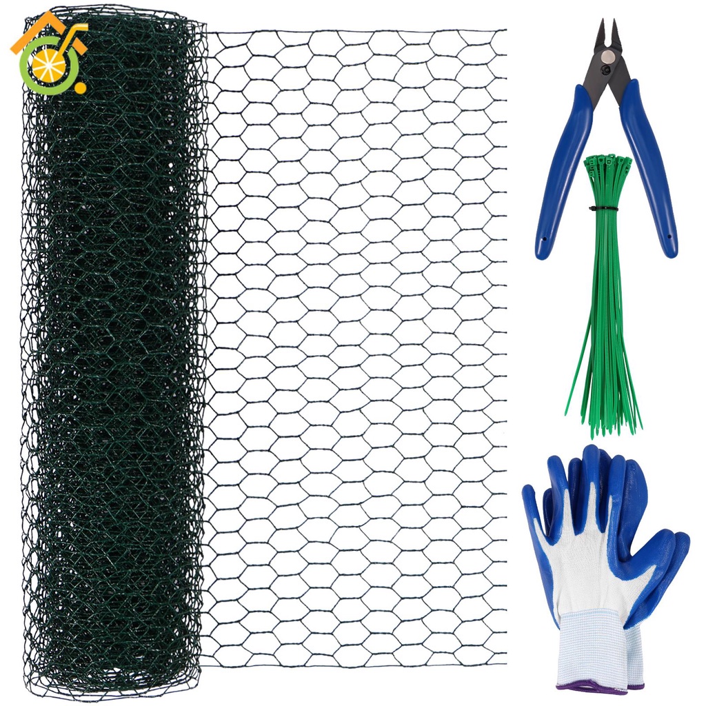Chicken Wire Mesh Galvanized Hexagonal Chicken Wire Fencing Garden Mesh ...