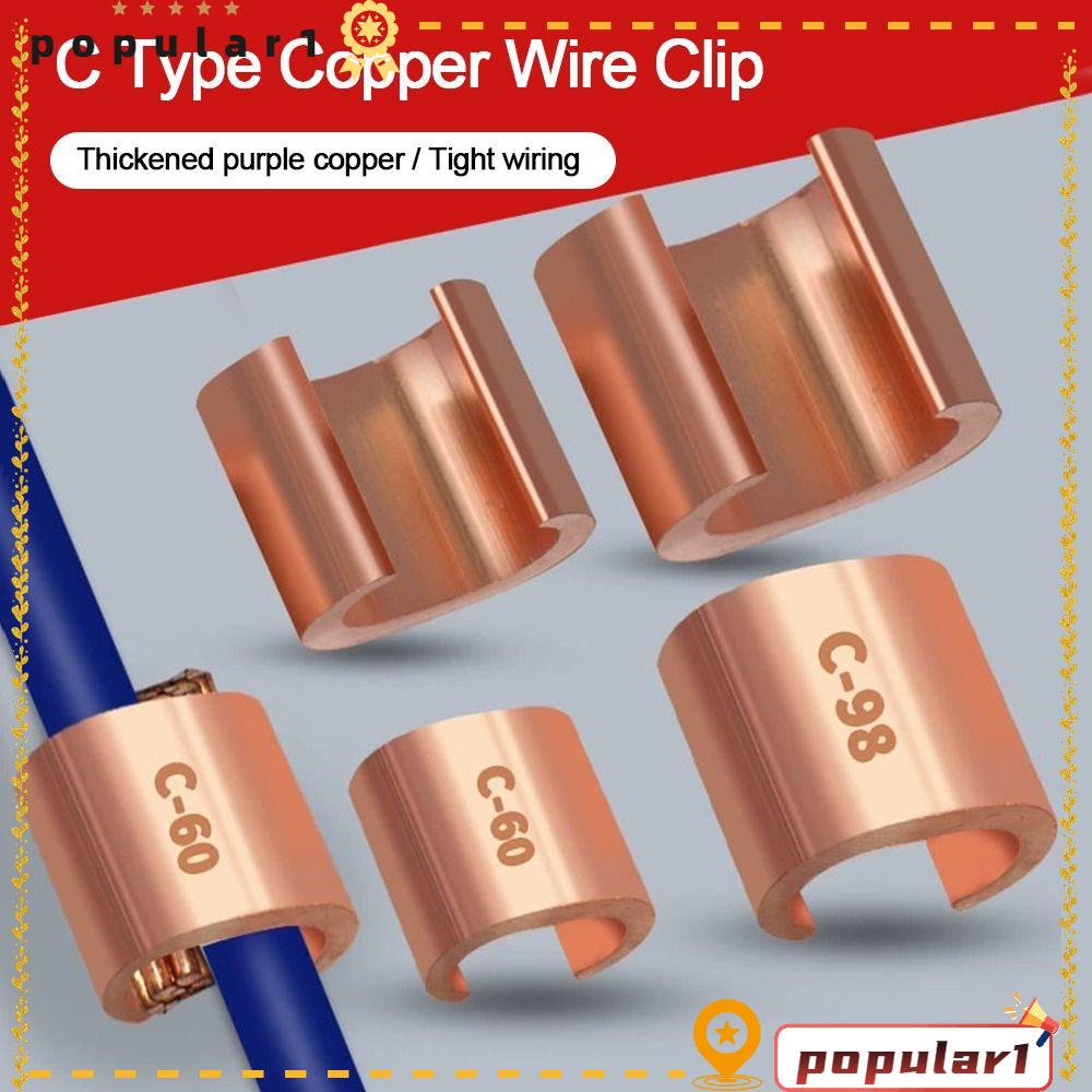 POPULAR Copper Wire Clip, Copper C Type Wire Connector, Parallel Cable ...