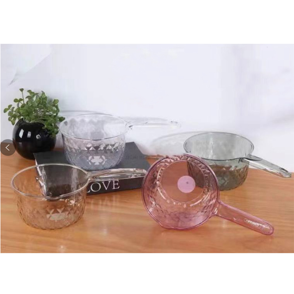 Multipurpose Plastic Water Dipper Transparent Water Gourd Shower Water ...