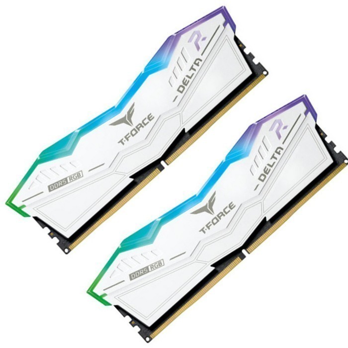 Team T-Force Delta RGB DDR5 16GB (2X8GB) 6000Mhz - WHITE | Shopee ...