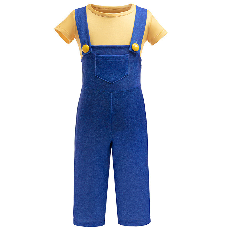 Despicable Me Minions Boys Costume - Strap Suit with Mask for Halloween ...