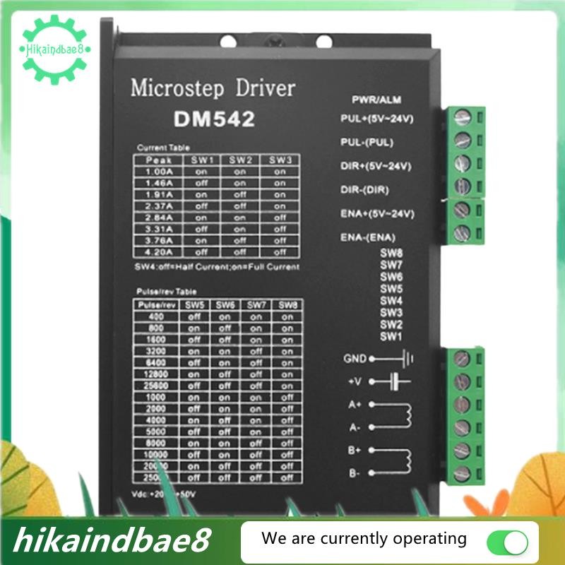 [hIkAi] Stepper Motor Driver, DM542 Stepper Motor Driver Dsp Digital ...