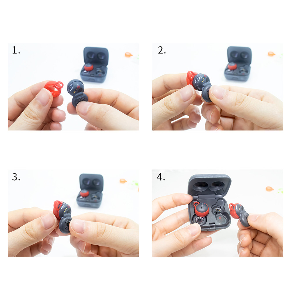 5 Pairs Silicone Eartips Case for Sony LinkBuds WF-L900 Earphone ...
