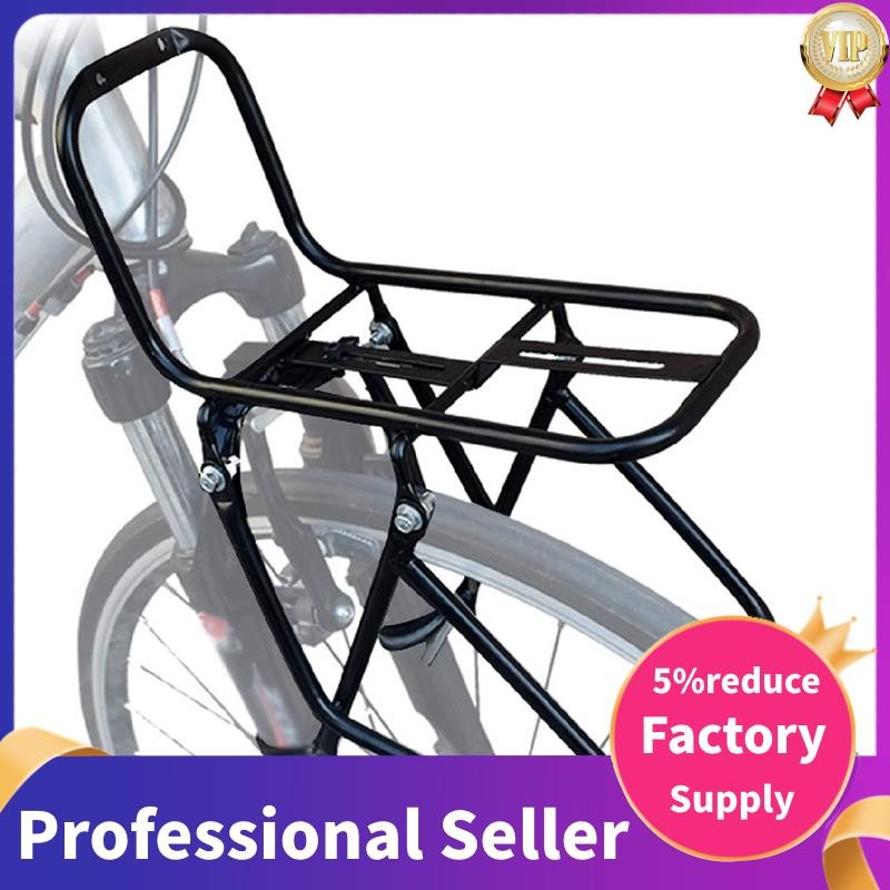 Bicycle Front Rack, Steel Luggage Touring Carrier Racks 15KG Capacity ...