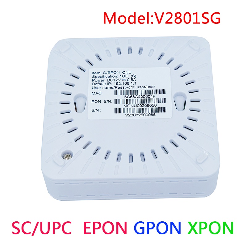 VSOL ONT VS2801SG GPON Epon XPON FTTH Onu Modem 1GE Terminal PPPOE ZTE ...