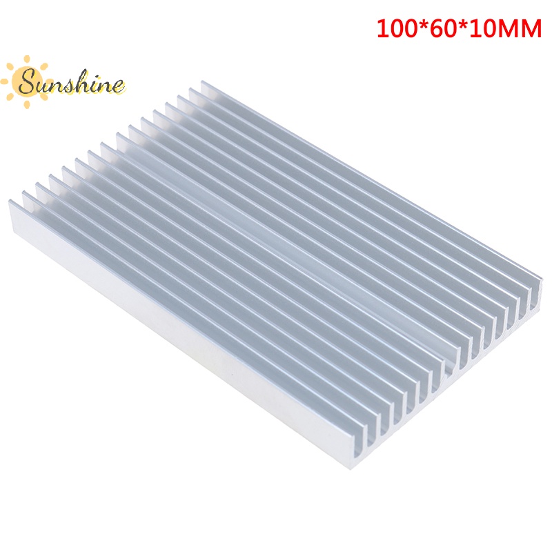 Sunshine> 100*60*10mm Aluminum Heatsink Cooler Chip Radiator for IC LED ...