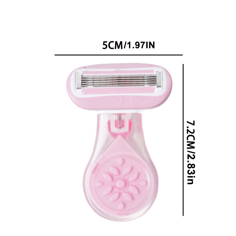 Mini Razors for Women On The Go, Extra Smooth 5-Blade Shaving Razors ...