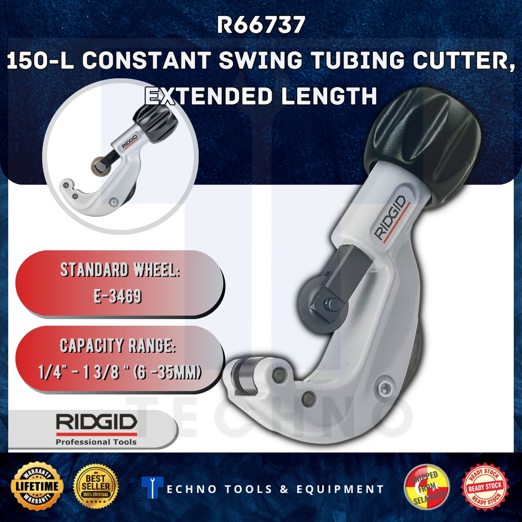 6-35mm Ridgid 66737 Constant Swing Tubing Cutters 1/4" - 1-3/8 ...