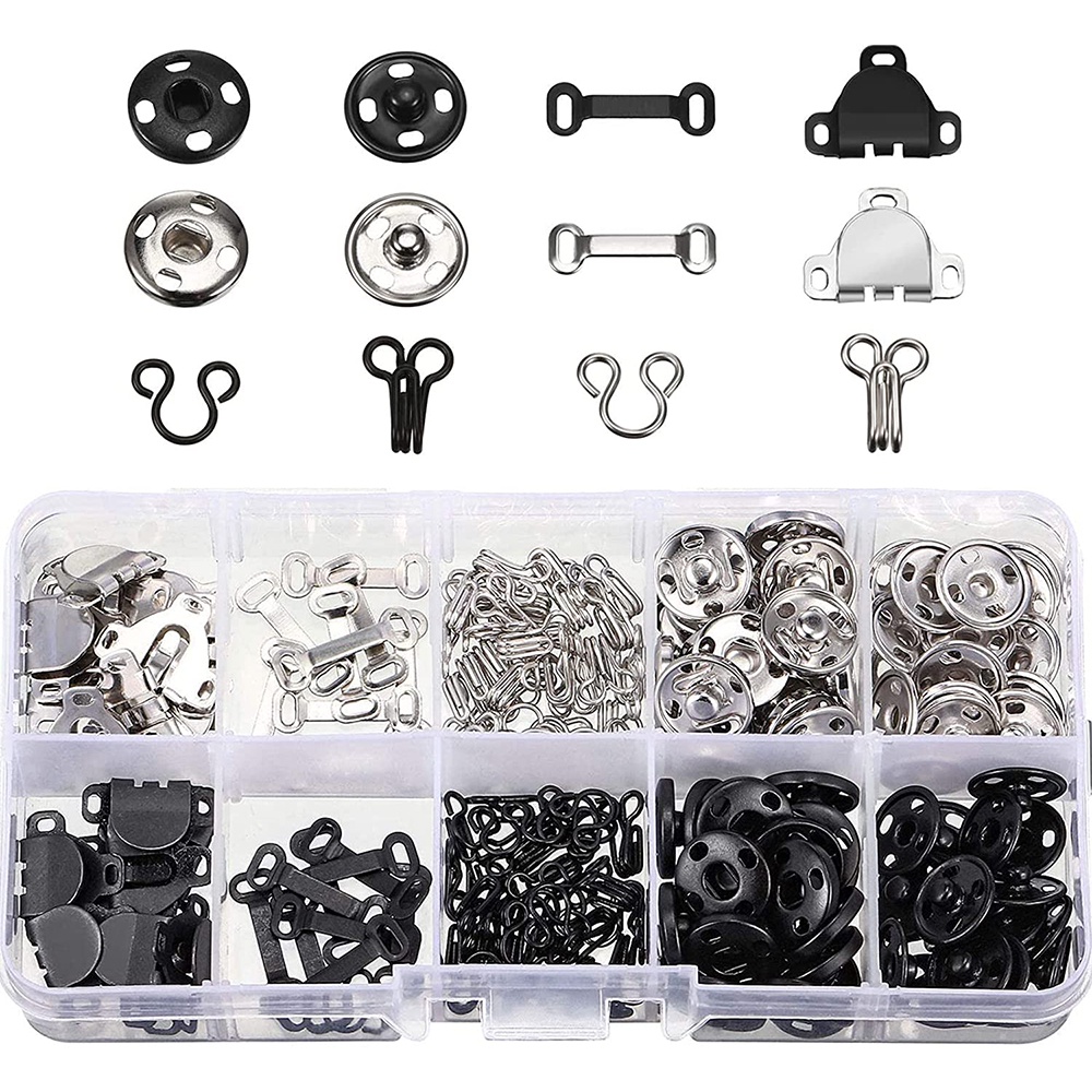 50 Pairs of Sewing Fasteners 3 Styles of Dresses Bras Clothing DIY ...