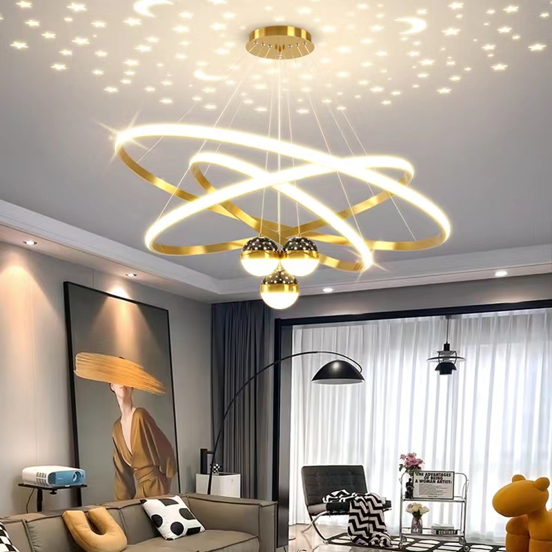 Chandelier for Living Room Modern Dining Pendant Light Led Ceiling ...