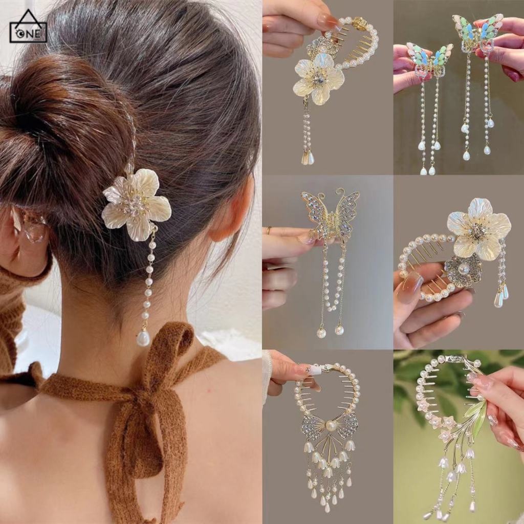 Fashion Butterfly Elegant Metal Large Hair Clip Chic Hair Clamps ...