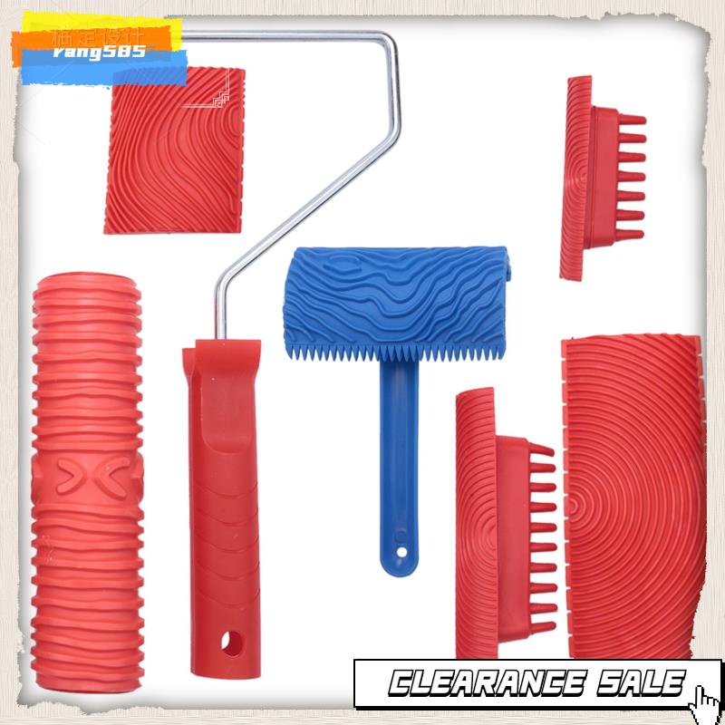 Wood Grain Tool Set, 6Pcs 7 inch Graining Painting Tool Wood Texture ...