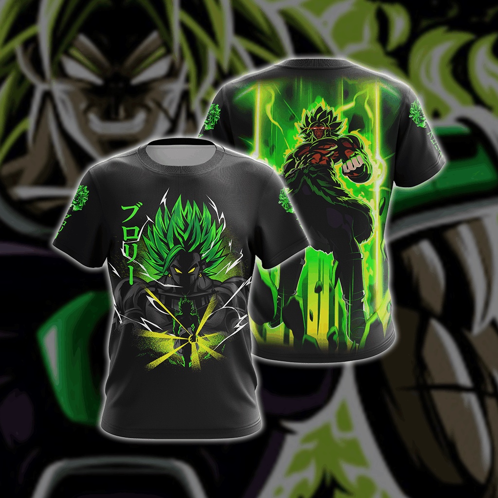 Dragon Ball Z Broly 3D T-shirt | Shopee Philippines