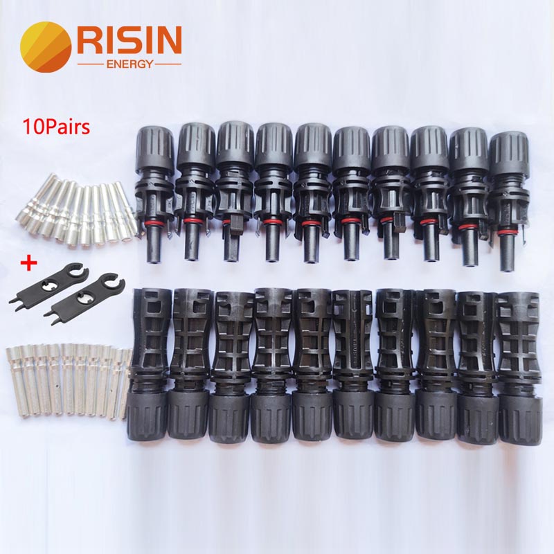 High Repurchase RISIN Ip68 Waterproof 1500V MC4 connector PV DC ...