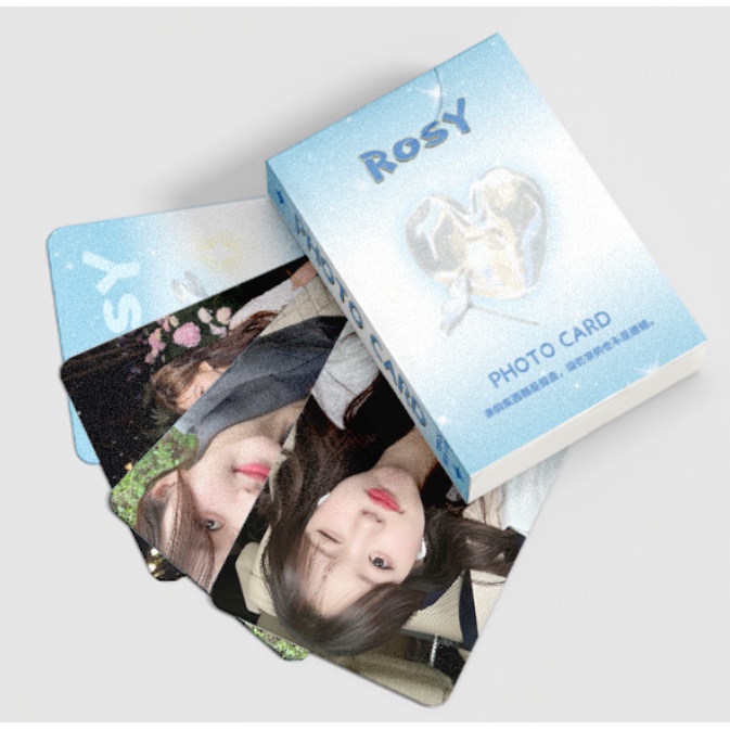 50pcs Zhao Lusi Laser Holographic Photocard Double-Sided Laminated ...