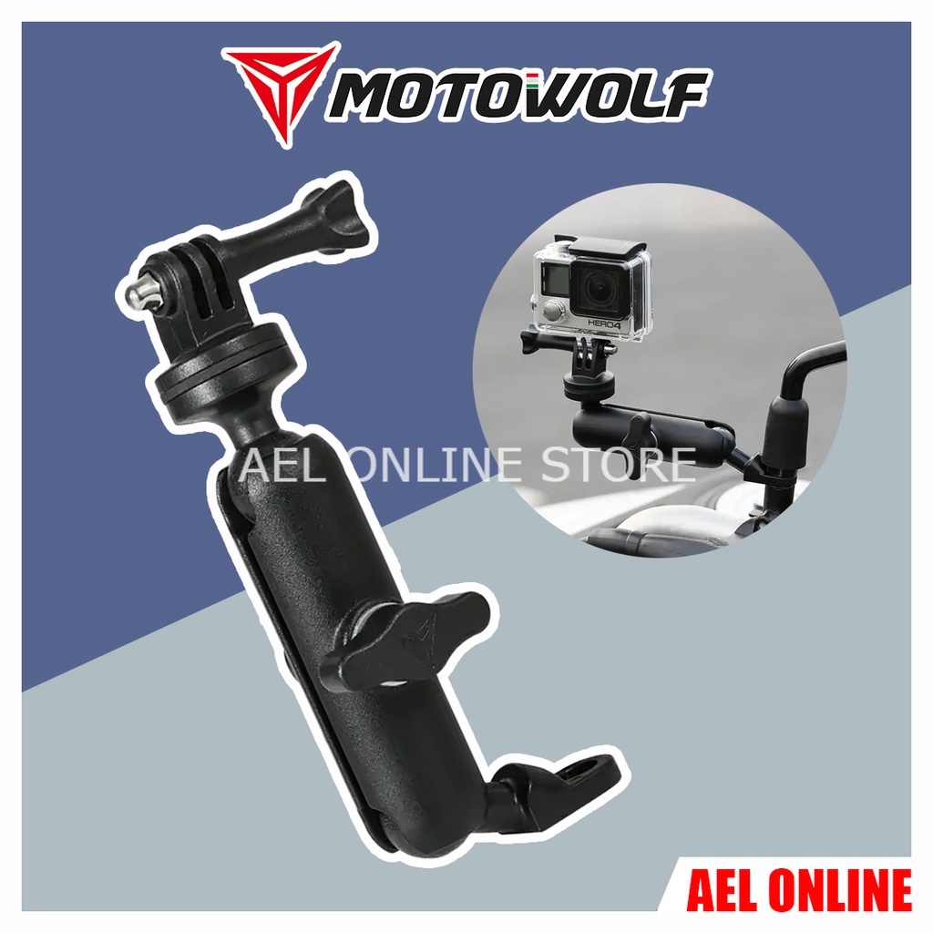 Motowolf Action Camera & Sports Camera Adjustable Mount | Shopee ...
