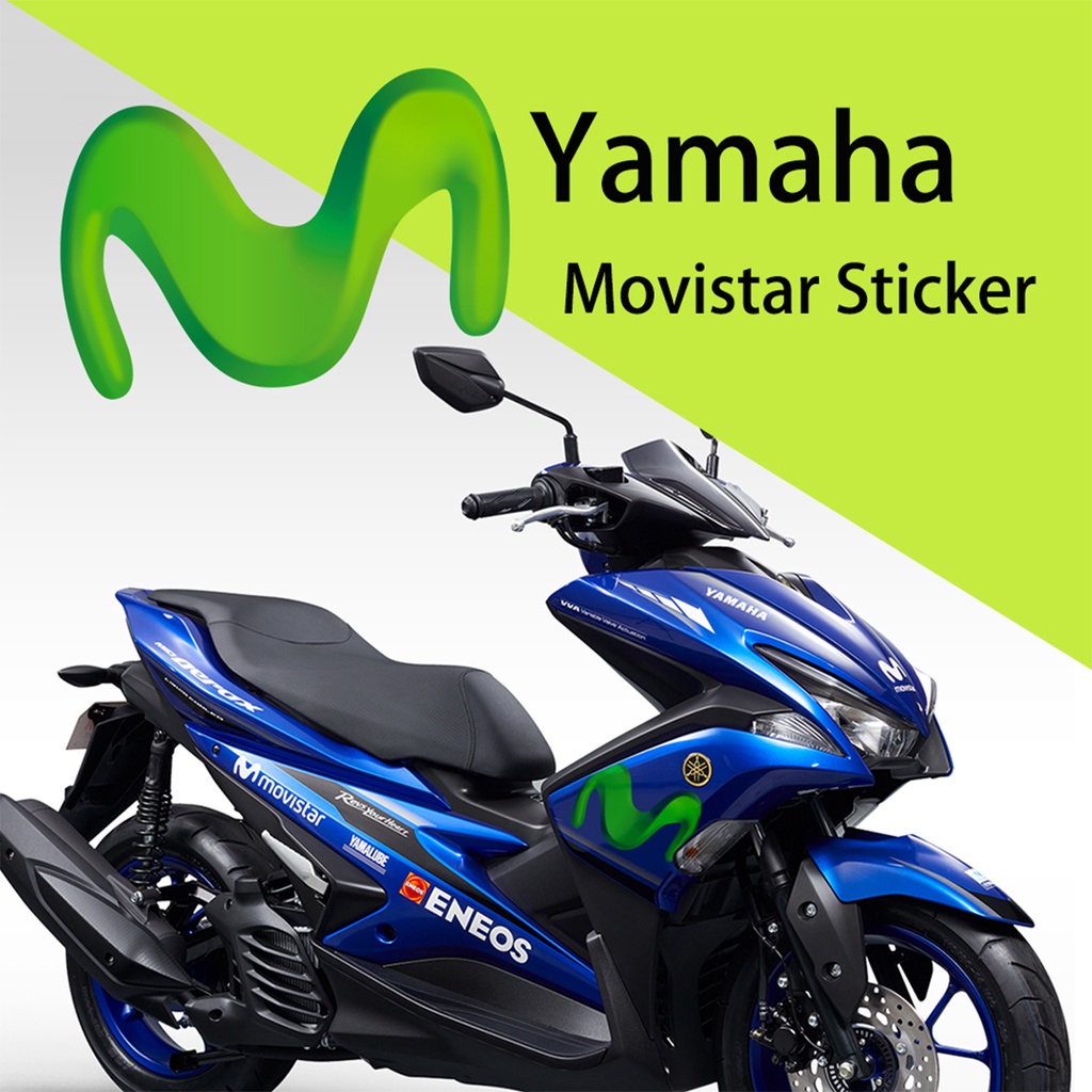For Yamaha Cutout MOVISTAR Sticker Movistar R1 R3 R6 R7 Movistar Decals ...