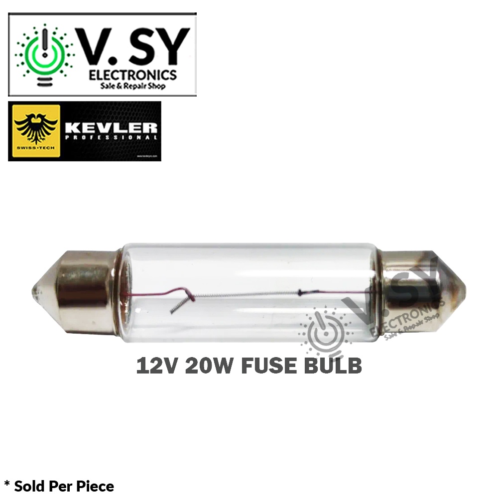 Original Kevler 12v 20w Fuse Bulb | Shopee Philippines
