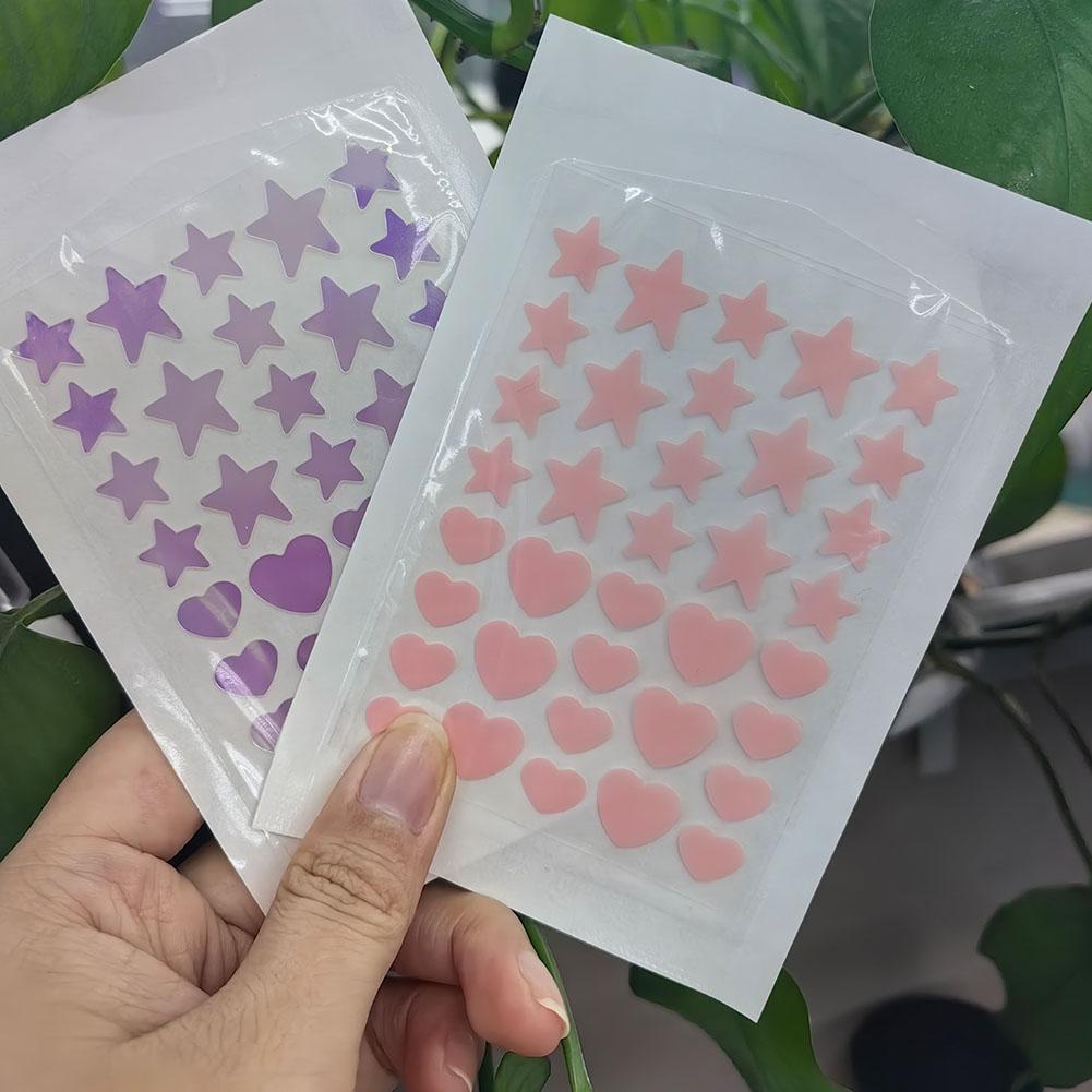 36pcs Pimple Patch Heart Star Combination Hydrocolloid Acne Patch ...