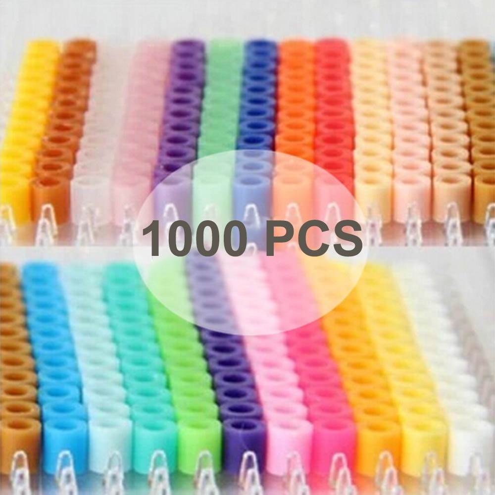 1000PCS Perler Beads 5mm Refill Hama Beads Pack Pearly Iron Beads Fuse ...