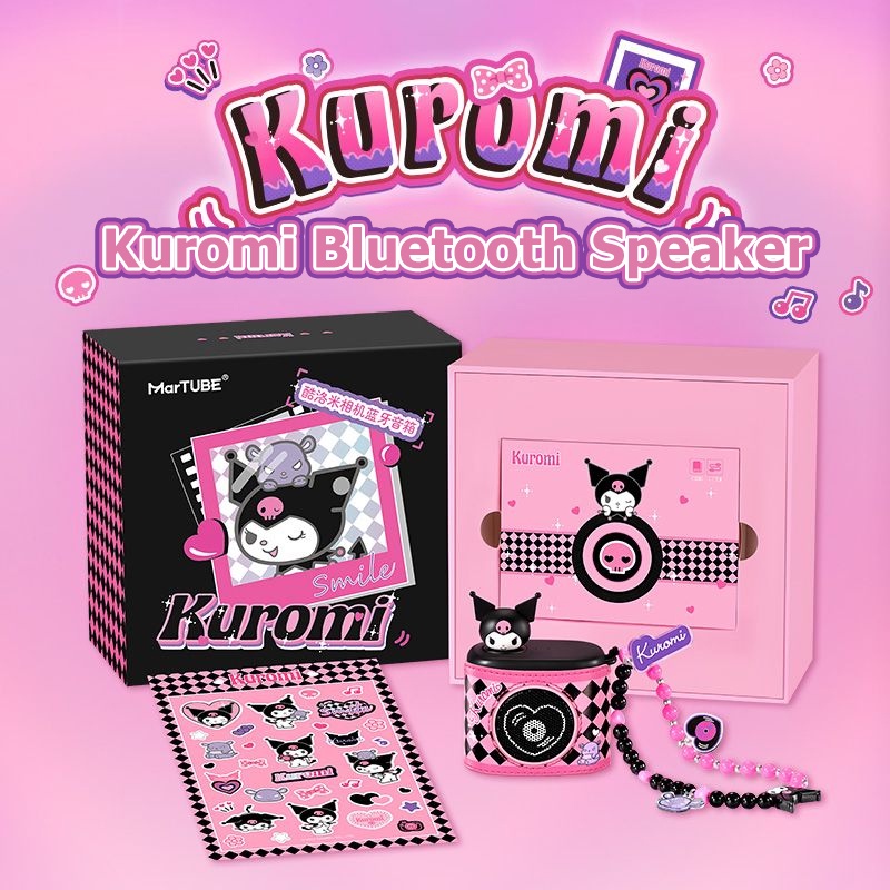 Martube MG23-41 Sanrio Kuromi Camera Design Bluetooth 5.3 Speaker With ...