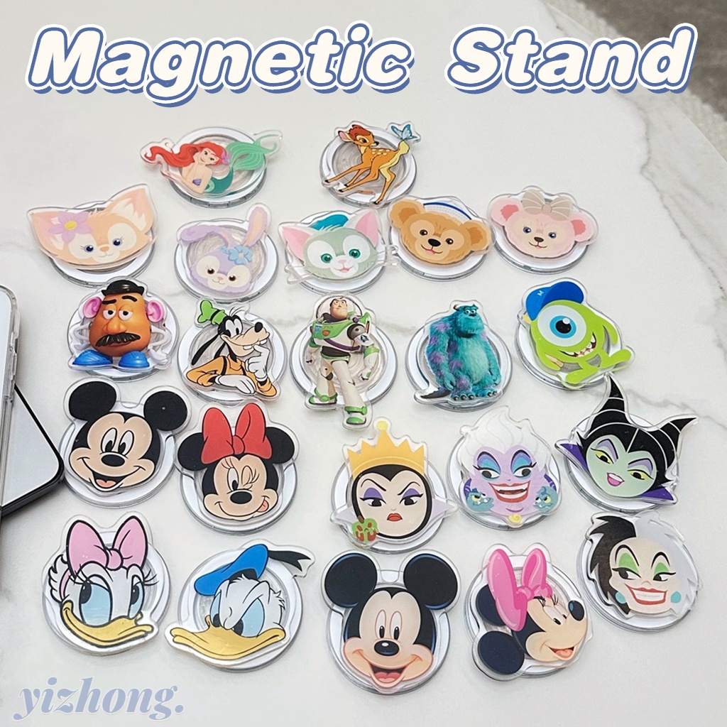 Magnetic Attraction Phone Holder Disney Cartoon Mickey Minnie Mouse ...