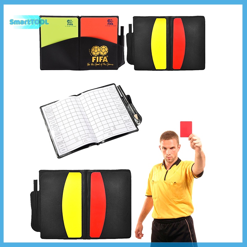 UTZN> Football Soccer Referee Card Sets Warning Referee Red and Yellow ...
