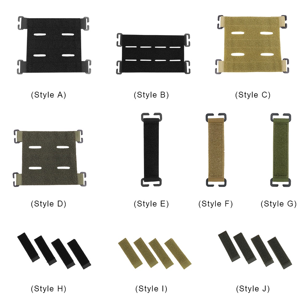 LUC Hook and Loop Adapter Molle Patch Panel DIY Molle Badge Patch ...
