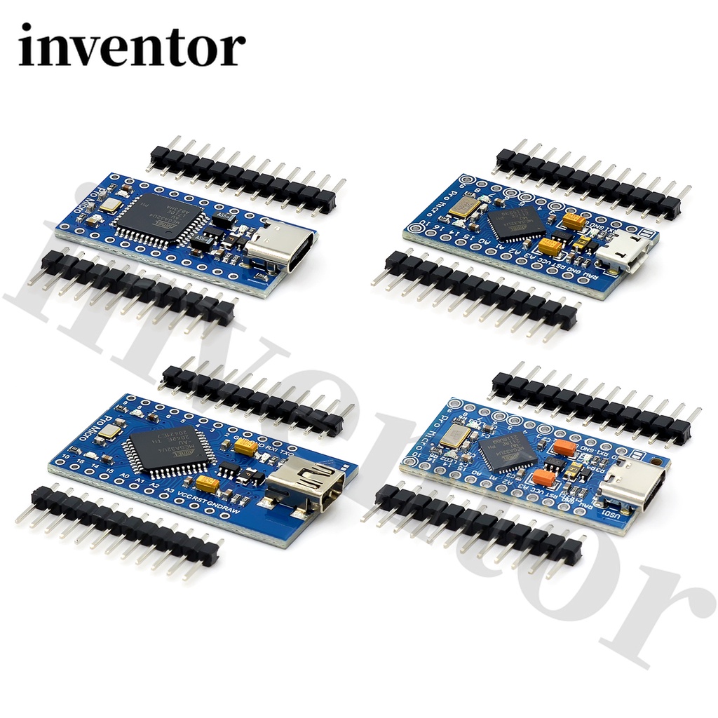 MICRO/MINI/TYPE-C USB Pro Micro for arduino ATmega32U4 5V/16MHz Module ...