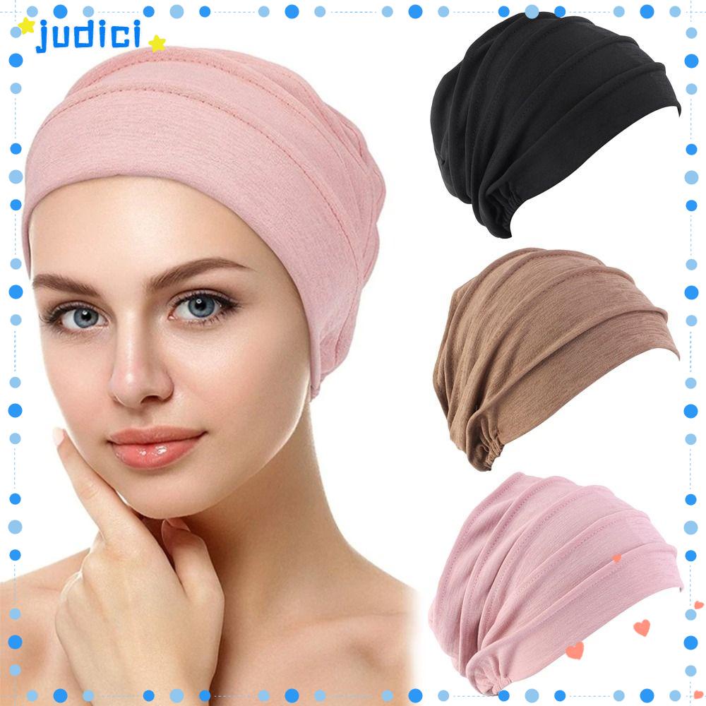 JUDICI Women Cancer Elastic Cloth Head Cap Hat Cotton Chemo Cap ...