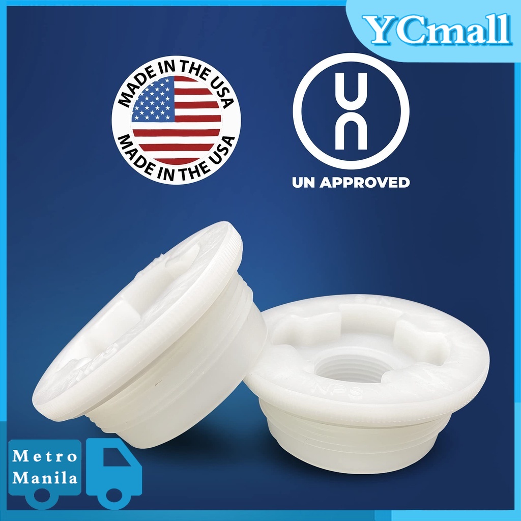 4 Pcs Plastic Gallon Drum Caps White Covers Bucket Industry Drum Lid ...