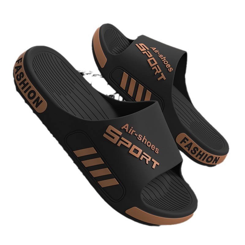 Summer Men's Slippers Outdoor Wear Anti-Slip Sports Thick-Soled Leisure ...