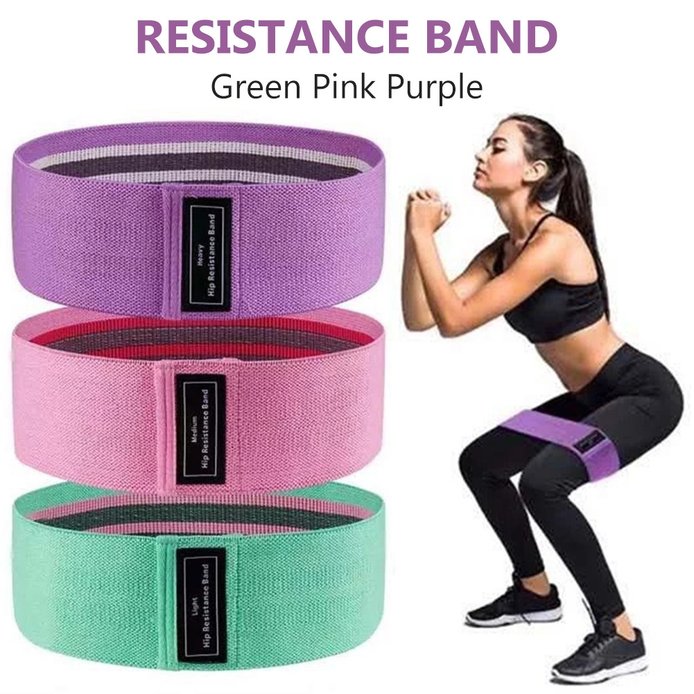 SSS Yoga bands Anti-slip Resistance Band Hip Circle Durable Leg Pull ...