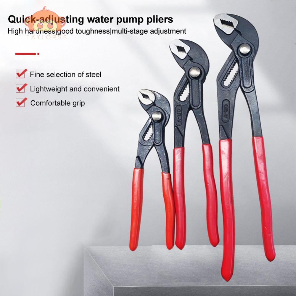 Sliding Groove Design 7/10/12 Inch Soft Grip Waterpump Pliers Plumbers ...