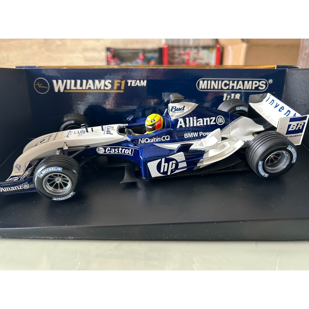 Mini Cut 1/18 F1 Williams BMW Fleet FW26 Saber-Toothed Tiger Ralph ...