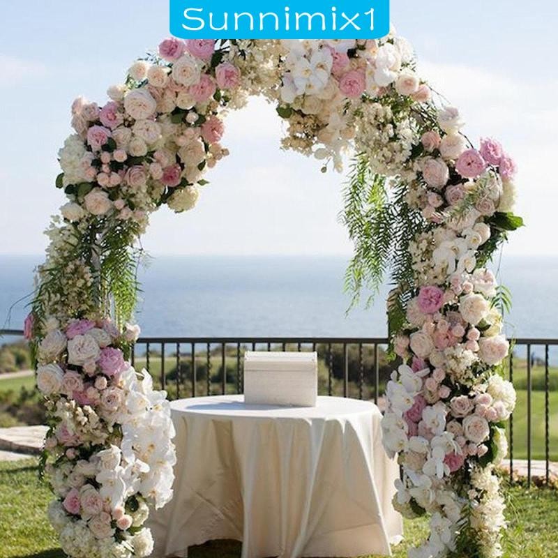 [Sunnimix1] Wedding Arch Stable for Flower Pergola Support Archway ...