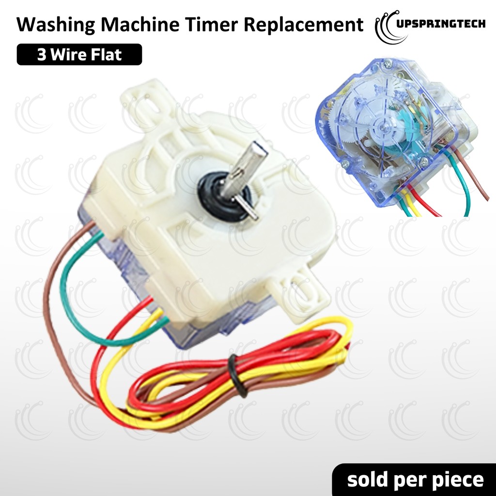 Washing Machine Timer Replacement - 3-Wire Flat Mount (GP / MX ...