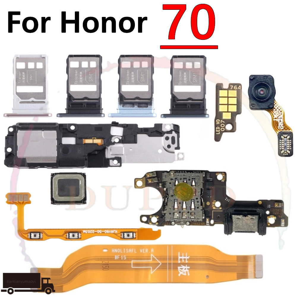 SIM Card Reader Charging Port Board For Honor 70 Honor70 Loudspeaker ...