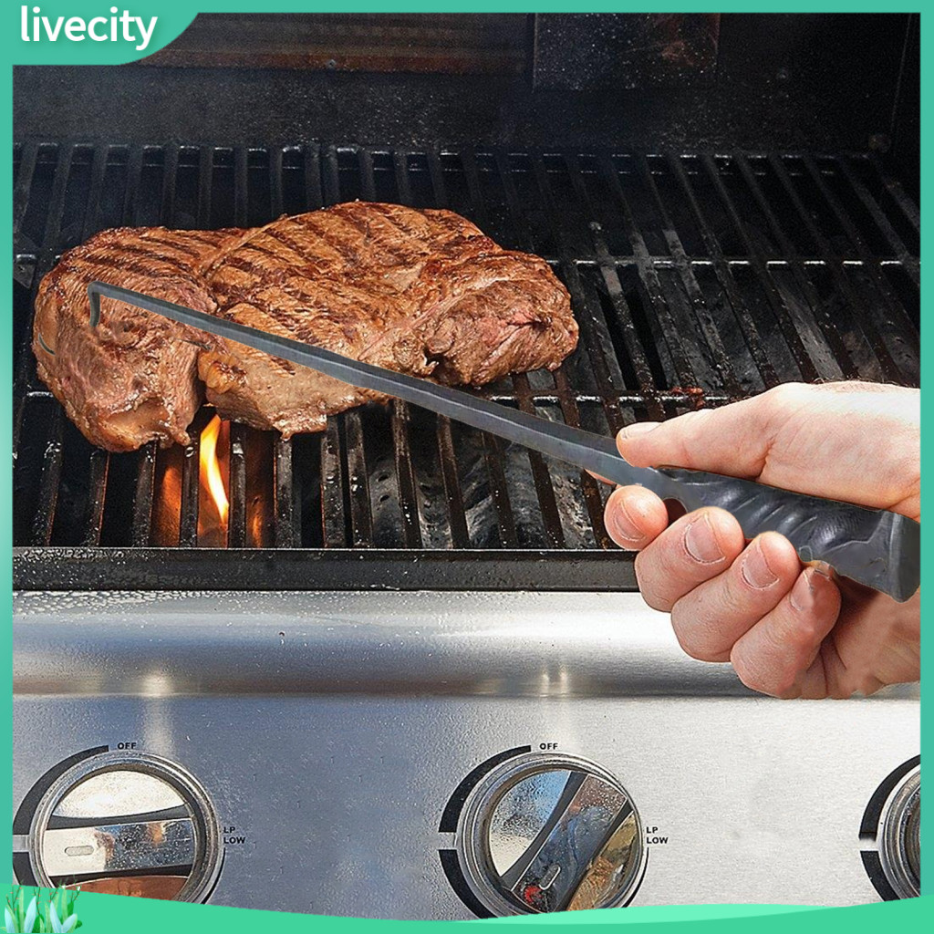 livecity| Campfire Poker for Bonfire Pit Stainless Steel Fireplace ...