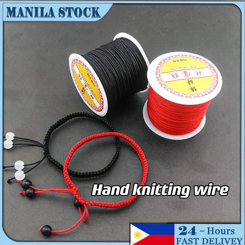 Multicolor Weaving Thread Nylon Beading String 100PCS Bracelet Bead DIY ...