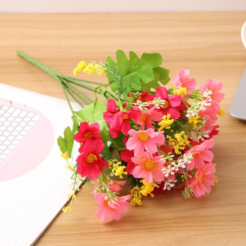 Chrysanthemums 7 forks flower artificial flower for decoration fake ...