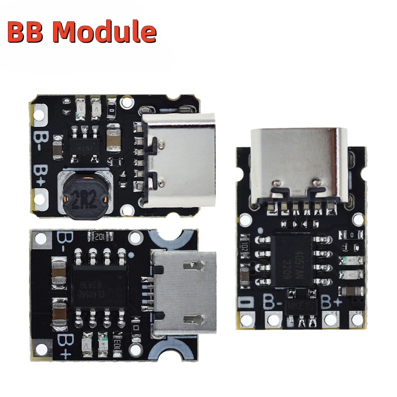 Type-C USB TP4057 1A Lithium Battery Charging Protection Board Module ...