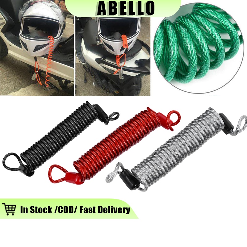 Anti-lost Spring Cable Wires Universal Motorcycle Bike Disc Lock Spring ...