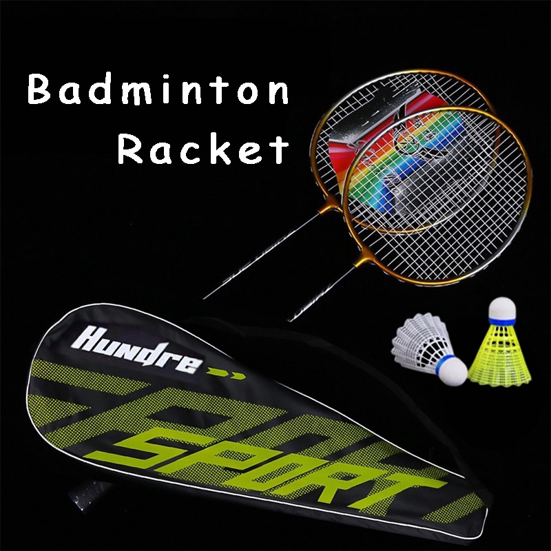 Original Badminton Racket Set Carbon Firber Aluminum Alloy Frame ...